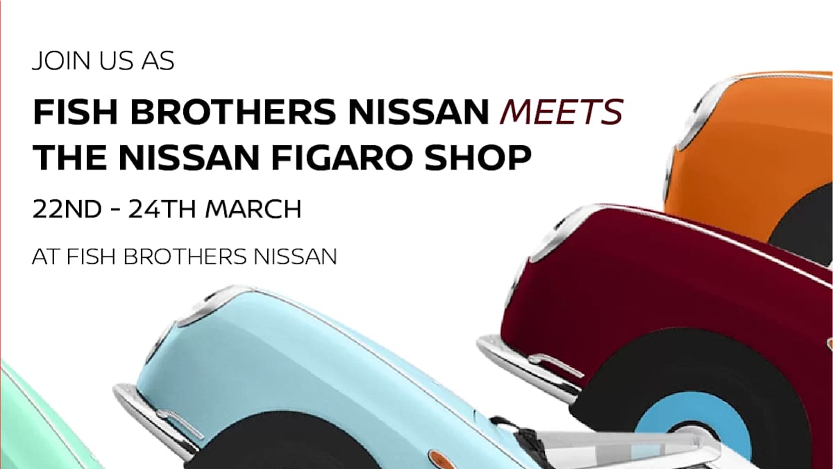Fish Brothers Nissan meets The Nissan Figaro Shop event | Fish Brothers ...