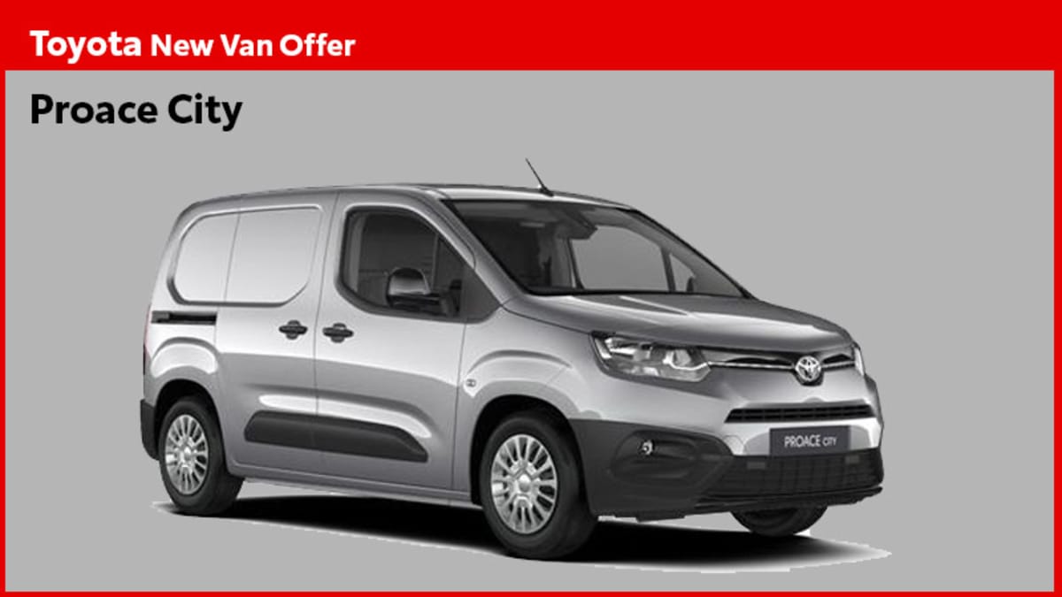 New Toyota Proace Offer | New Toyota Van Offers | RRG Toyota