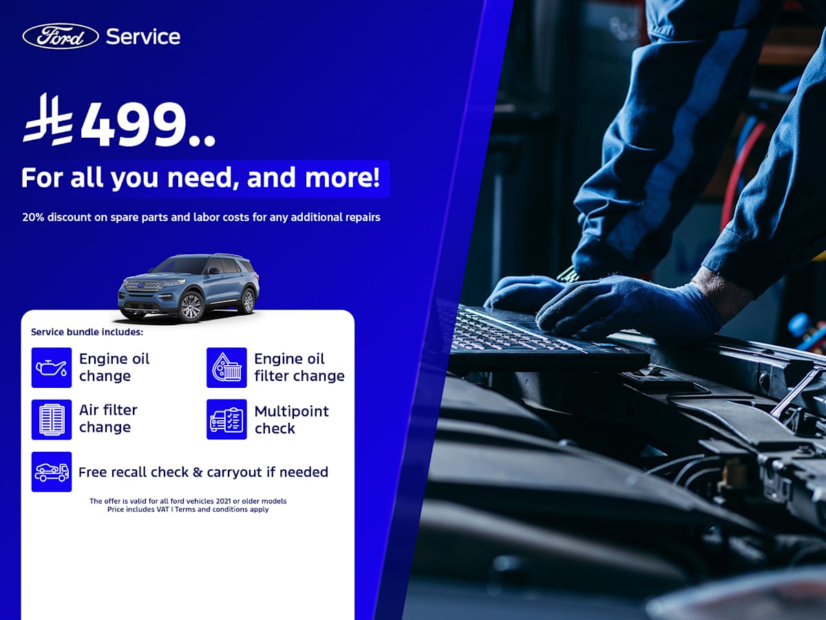 Comprehensive Service Package | Ford Service | Al Jazirah Vehicles
