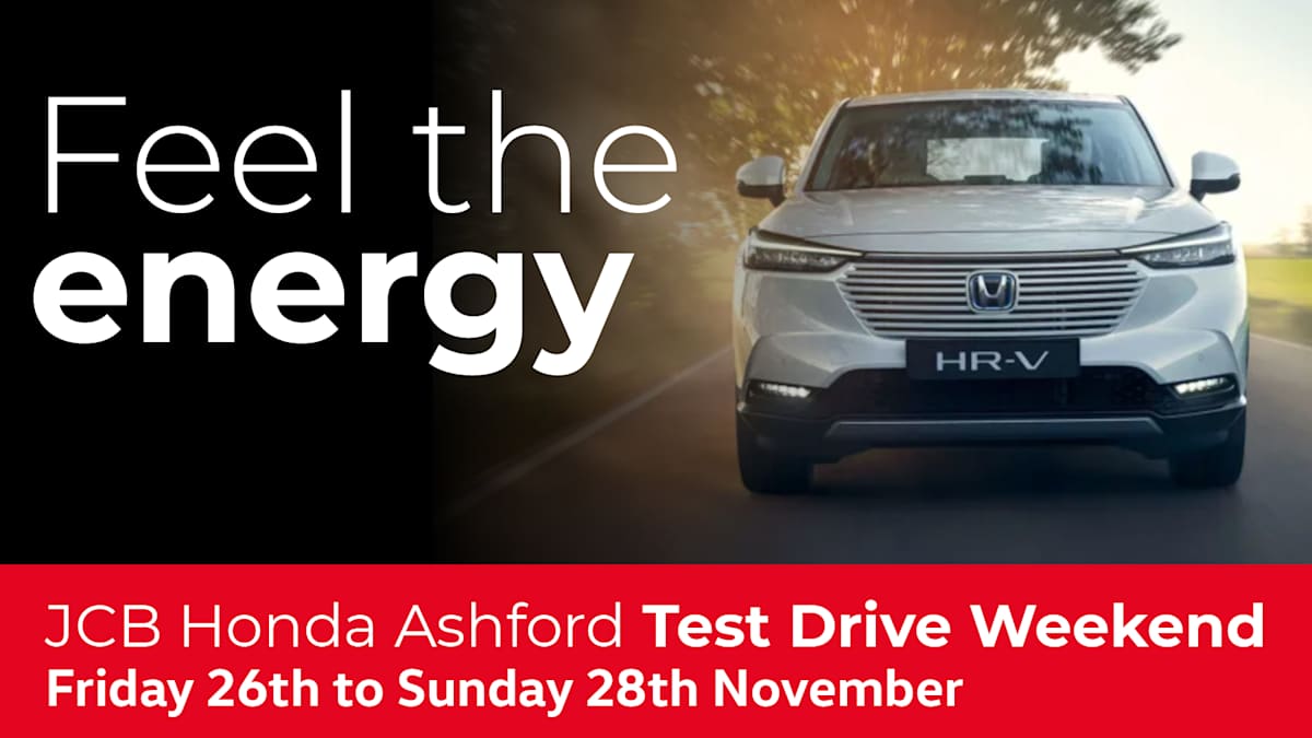 Test Drive Event Weekend at JCB Honda, Ashford Orbital Park