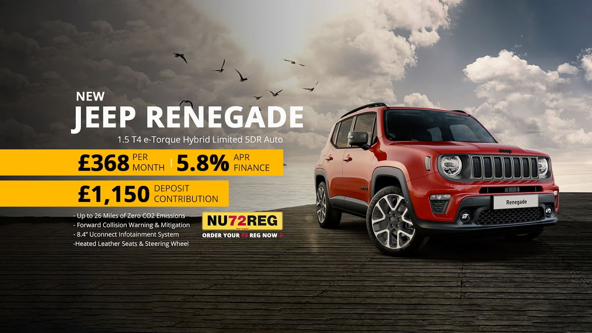 Jeep Dealers | South East England | Glyn Hopkin Jeep