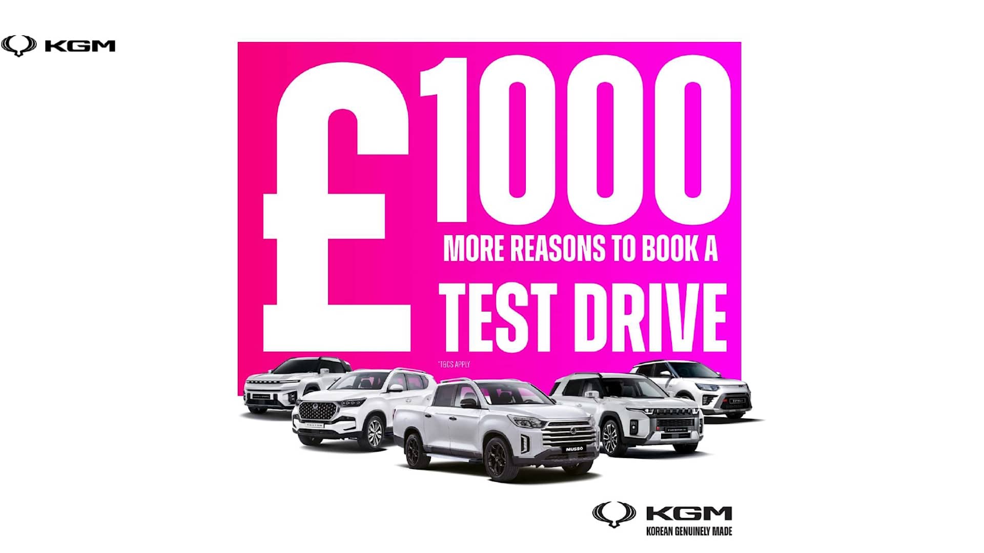 KGM Dealer | Worcestershire | PJ Nicholls KGM | Free Nationwide Delivery