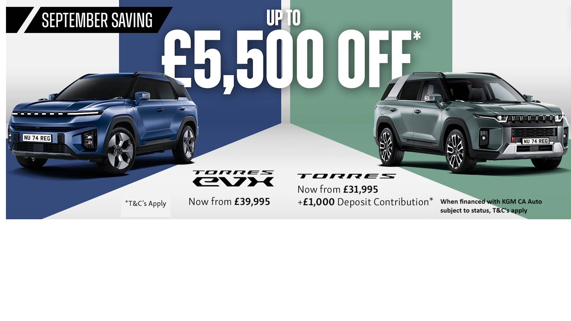 KGM Dealer | Worcestershire | PJ Nicholls KGM | Free Nationwide Delivery