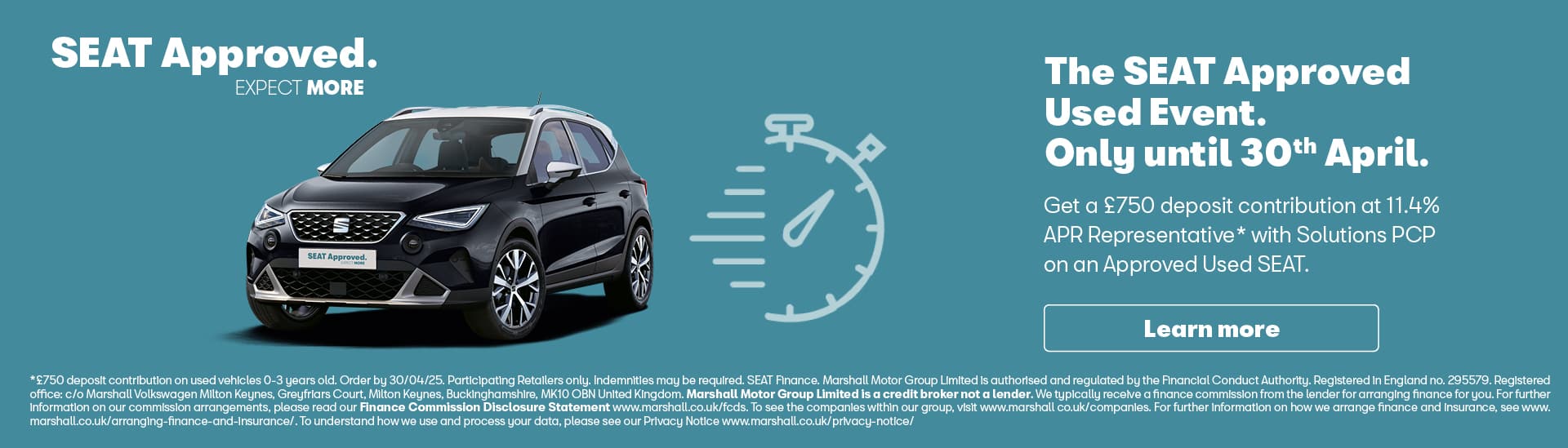 SEAT Dealers Braintree, Essex | Marshall SEAT