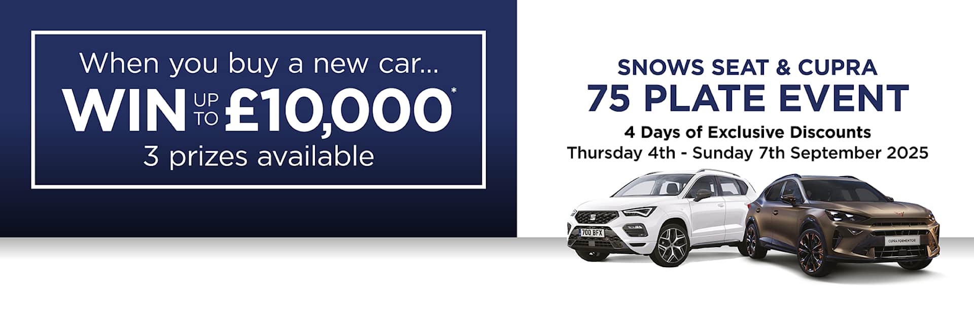 SEAT Car Dealers | Southern England | Snows SEAT