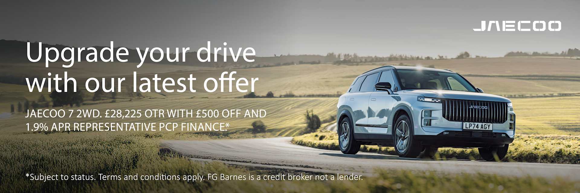 Jaecoo Dealer | Guildford | FG Barnes Jaecoo