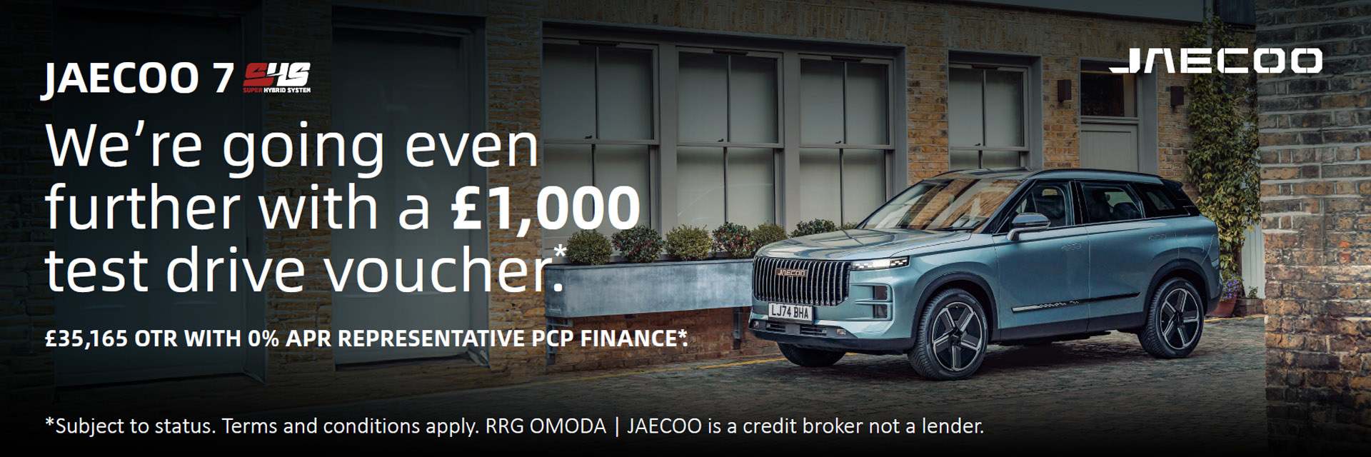UK JAECOO Dealer | New and Used JAECOO Sales & Servicing | RRG JAECOO