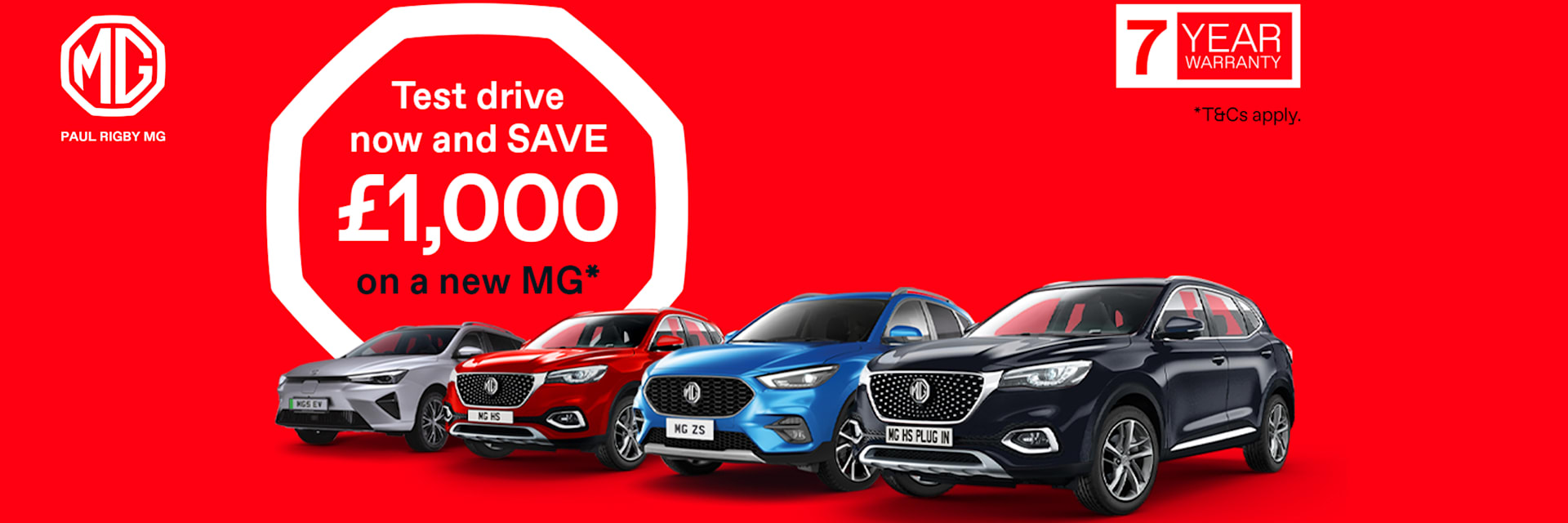 MG Dealer | Redditch, Birmingham | Paul Rigby Group MG