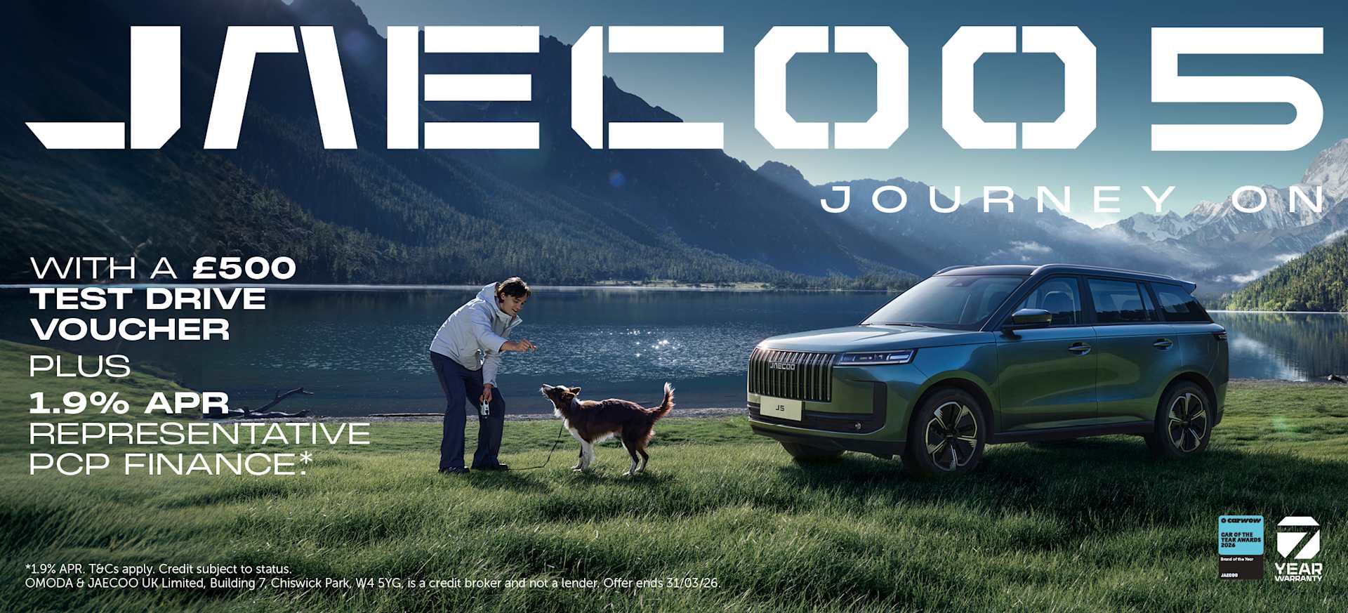 JAECOO dealer | South East England | Glyn Hopkin JAECOO