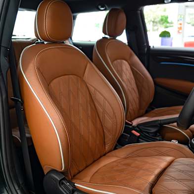 mini malt brown interior