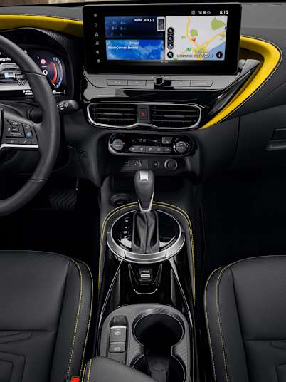 yellow juke interior