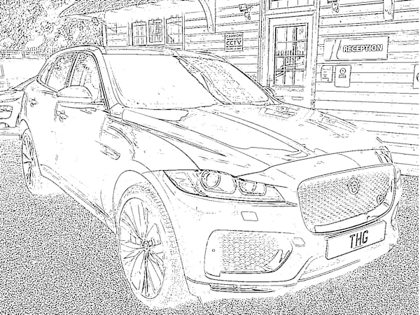 how to draw jaguar car