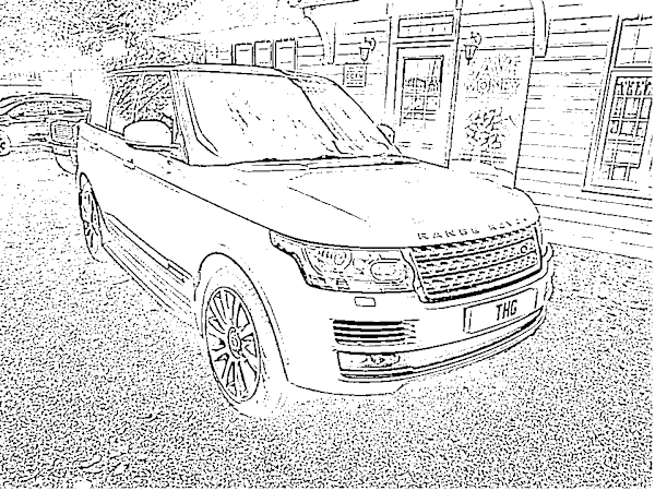 range rover sport coloring pages